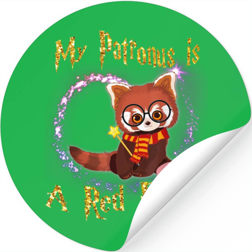 My Patronus Is A Red Panda Sticker Magic Dog Sticker