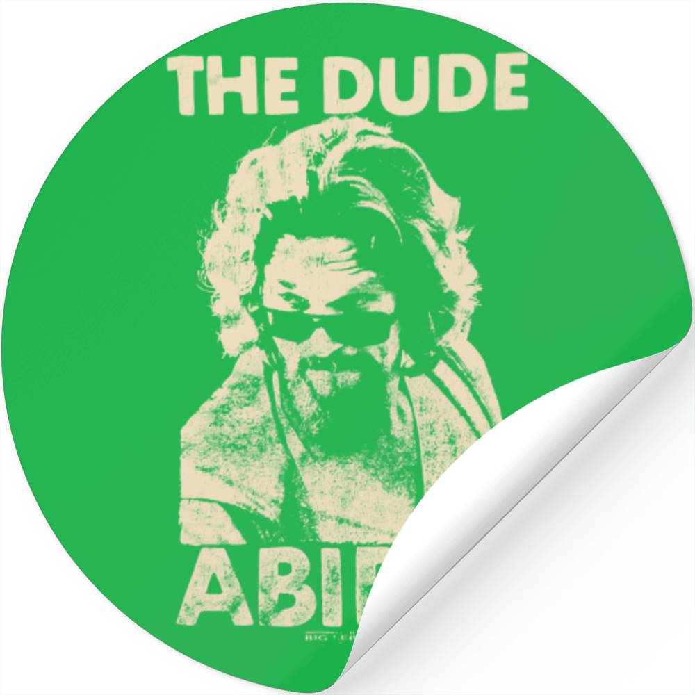 The Dude Abides Sticker, The Big Lebowski Sticker, Movie Posters ...