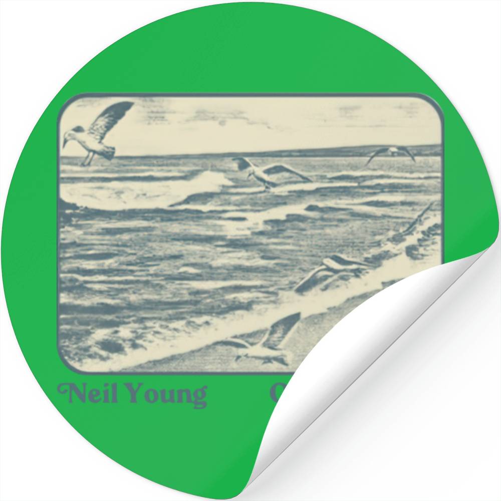 Neil Young // Original Vintage Style Fan Art Design - Neil Young - Sticker