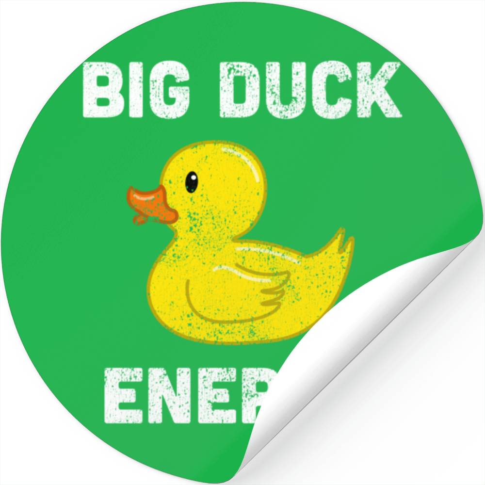 Rubber Ducky, Funny Meme, Big Duck Energy Pullover Sticker