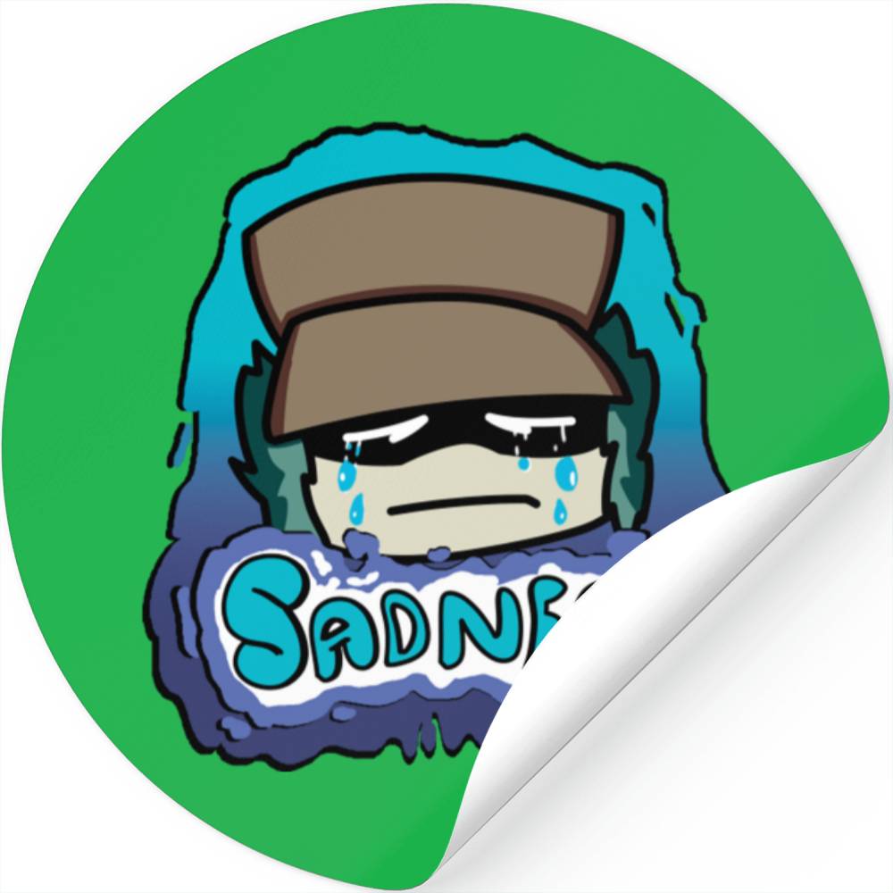 Fnf Garcello Mod Character Graffiti Sadness - Fnf Emoji - Stickers