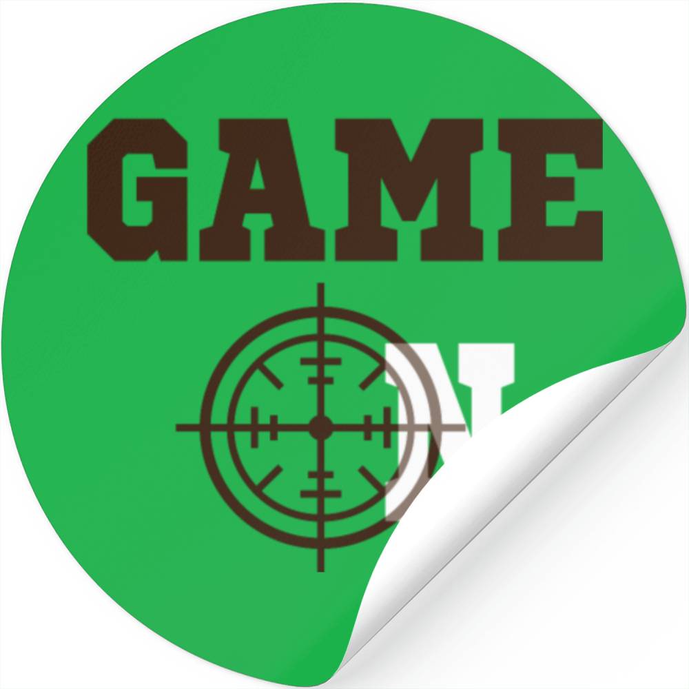 Funny Laser Tag Party Stickers Mode On Game On