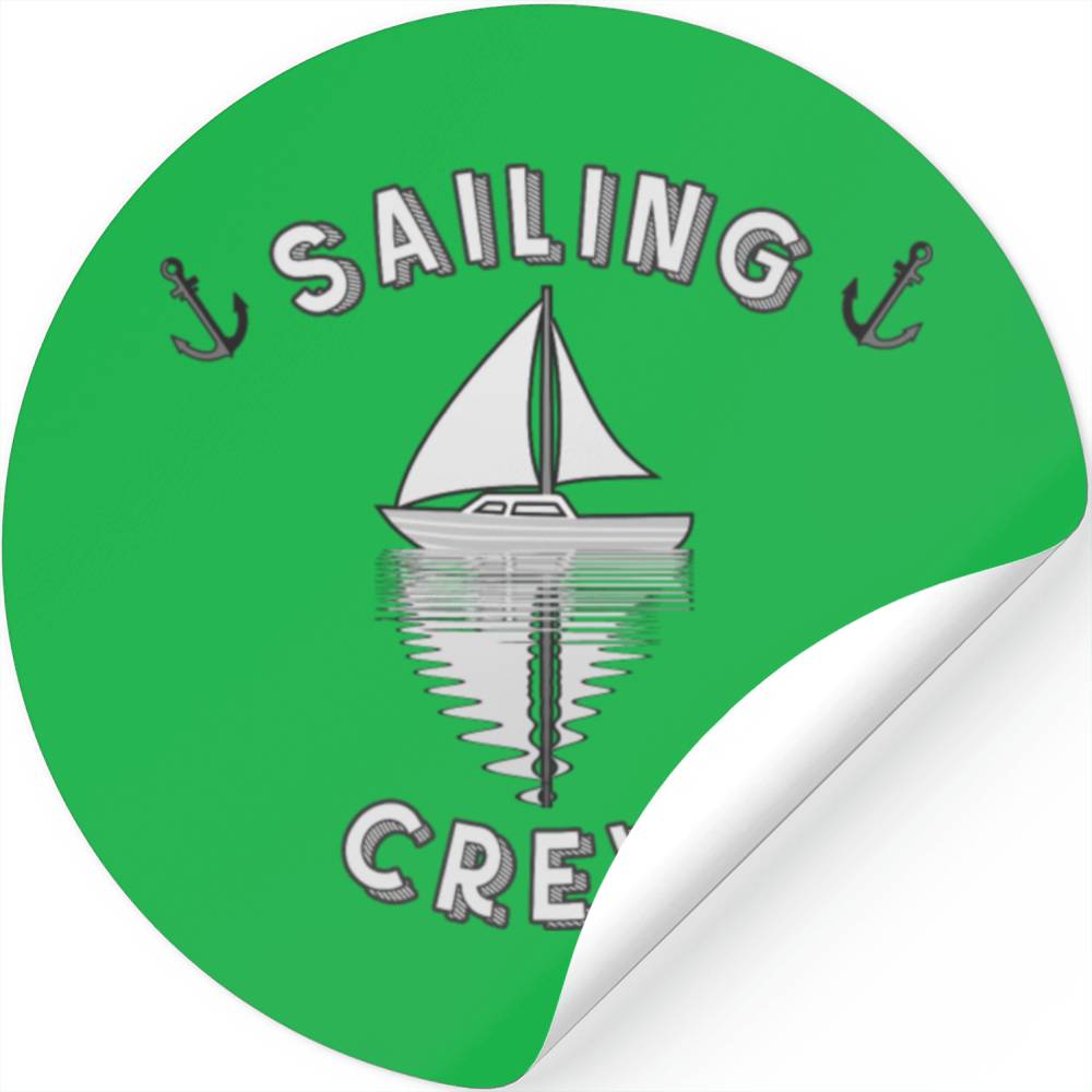 Sailing Crew Sailing Ship Sailing Anchor Stickers
