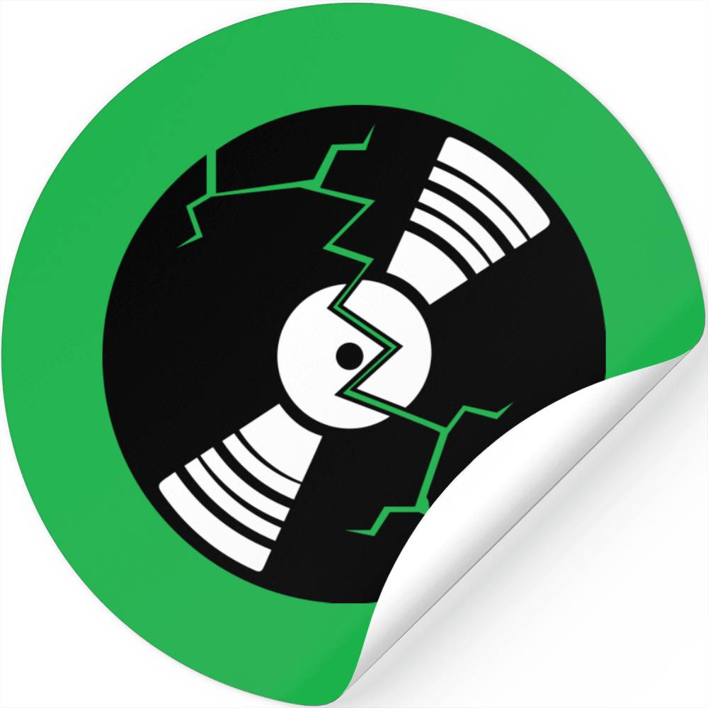 Broken Cracks Vinyl Broken Destroyed Party Logo Mu