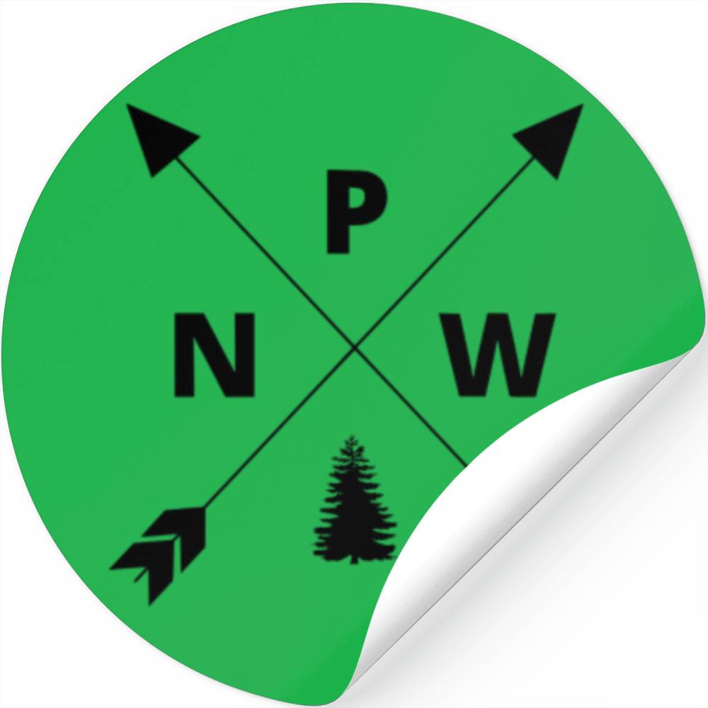 PNW With Tree And Arrows | Pacific Northwest