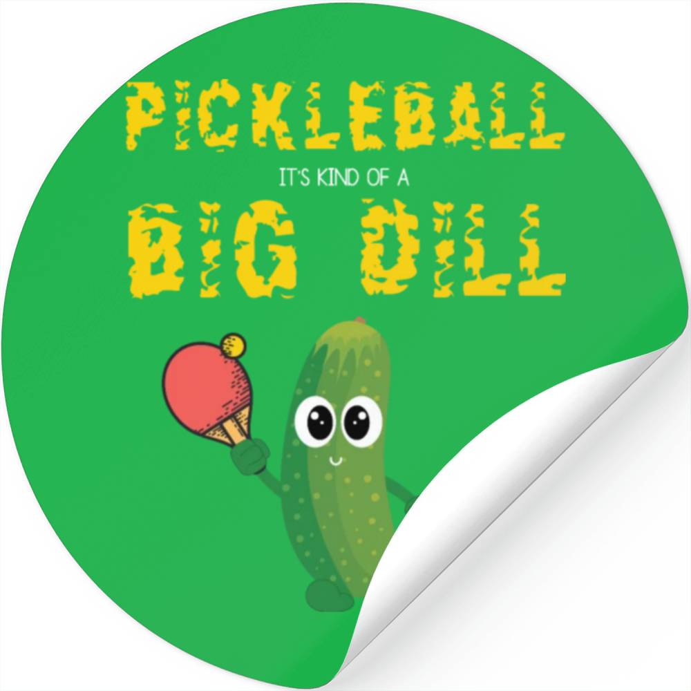 Pickleball It's Kind Of A Big Dill Pickle Pun Spor