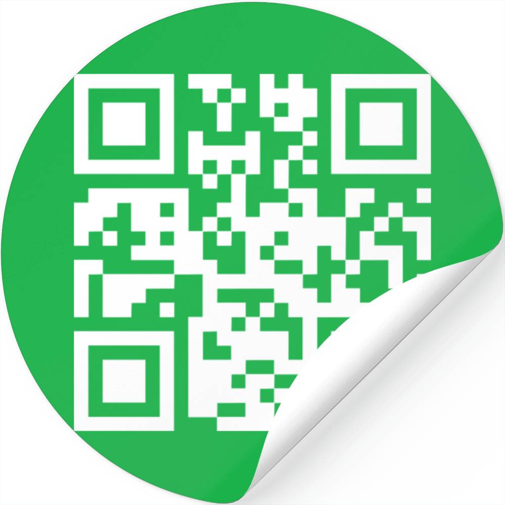 QR Code Love Nature Saying Design