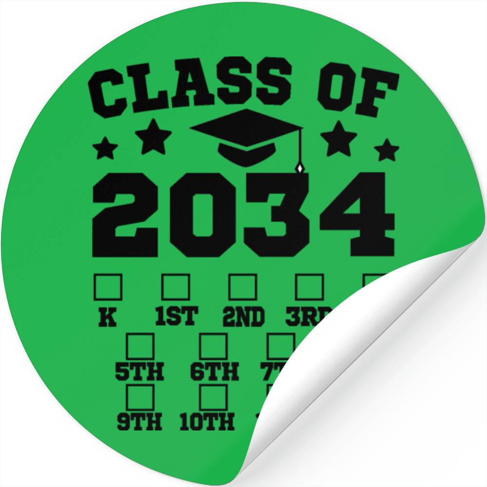 Class Of 2034 Pre-K Graduate Preschool Graduation
