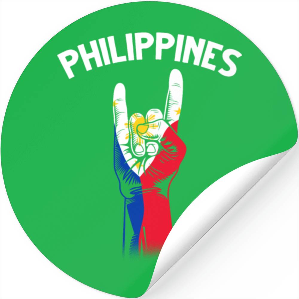 Philippines Rock Hand Filipino Pride Pinoy