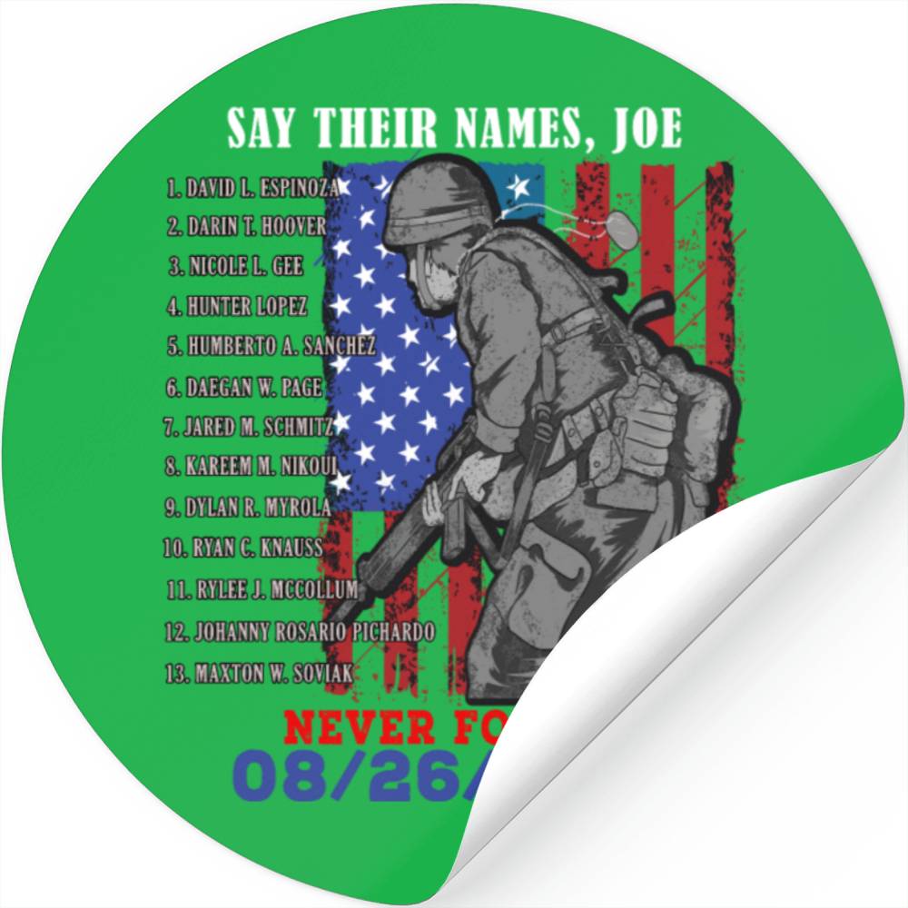 Say Their Names Joe Names Of Fallen 13 Soldiers