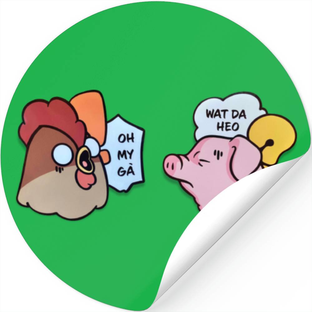 Vietnamese Funny Comic Style Oh My Ga What The Heo