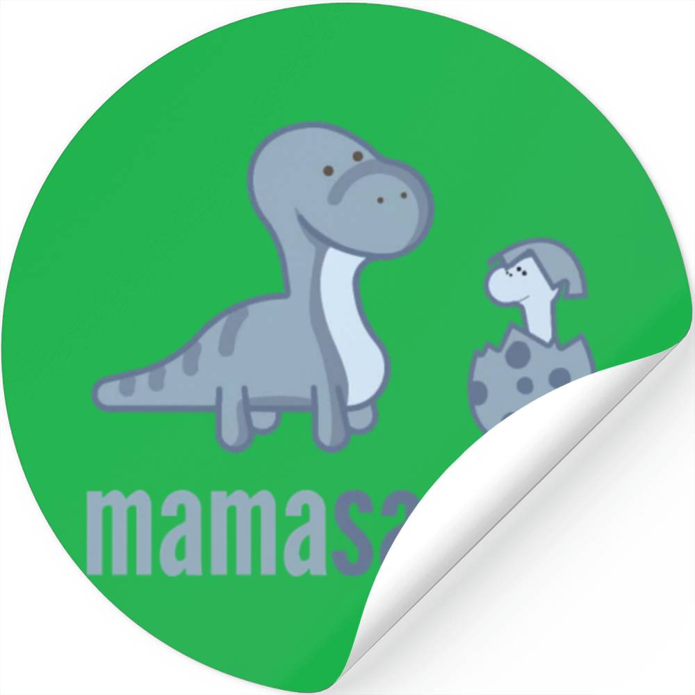 Mamasaurus Stickers Dinosaur Family Stickers Set