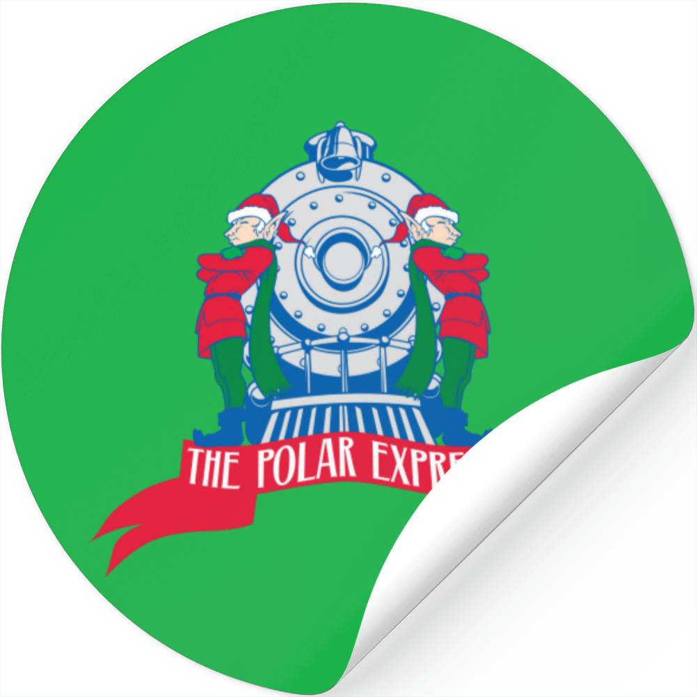 The Polar Express | Elves Standing By Train Stickers