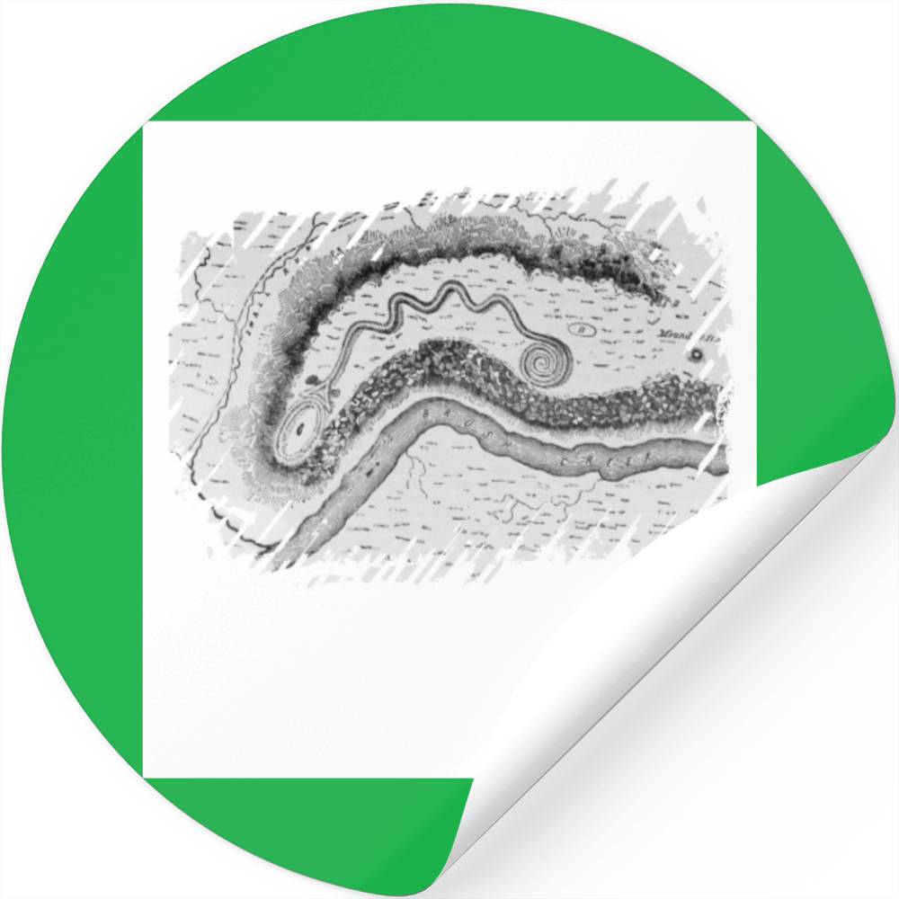 The Great Serpent Mound Stickers