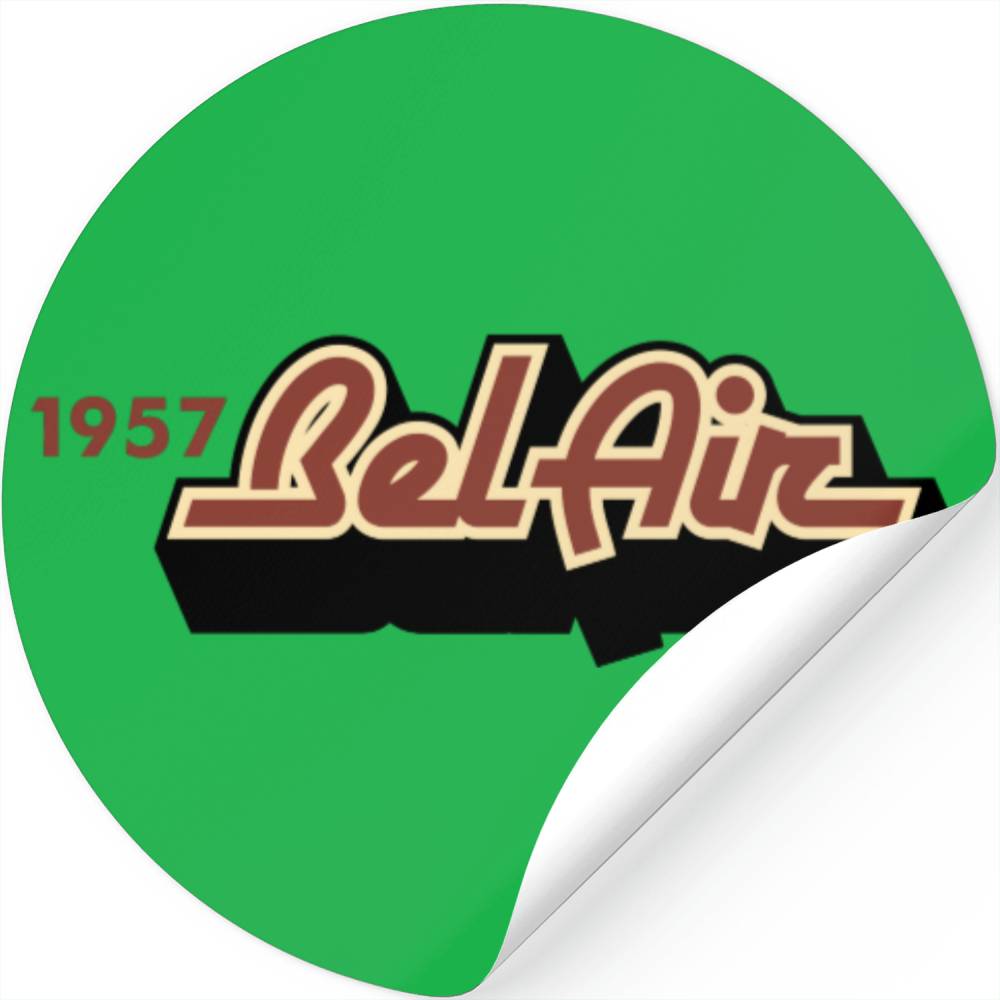 1957 Bel Air Shadow Script Stickers