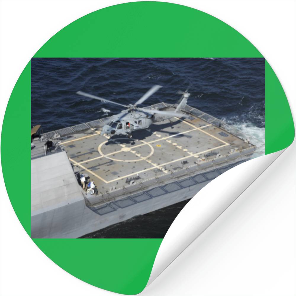 The Littoral Combat Ship USS Freedom Stickers