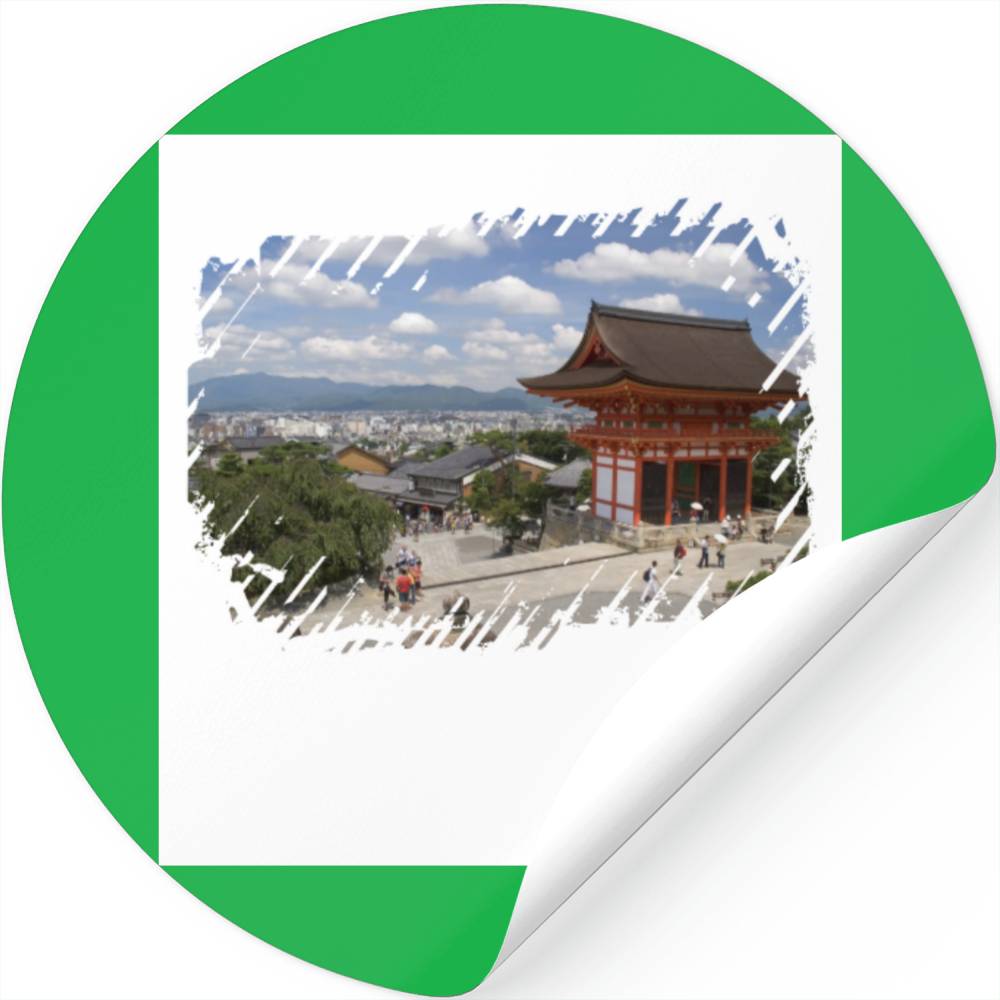 Asia, Japan, Kyoto, Kiyomizu Temple Stickers