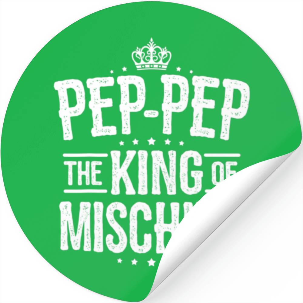 Mens Pep-Pep T From Grandchildren Pep-Pep King Of Stickers