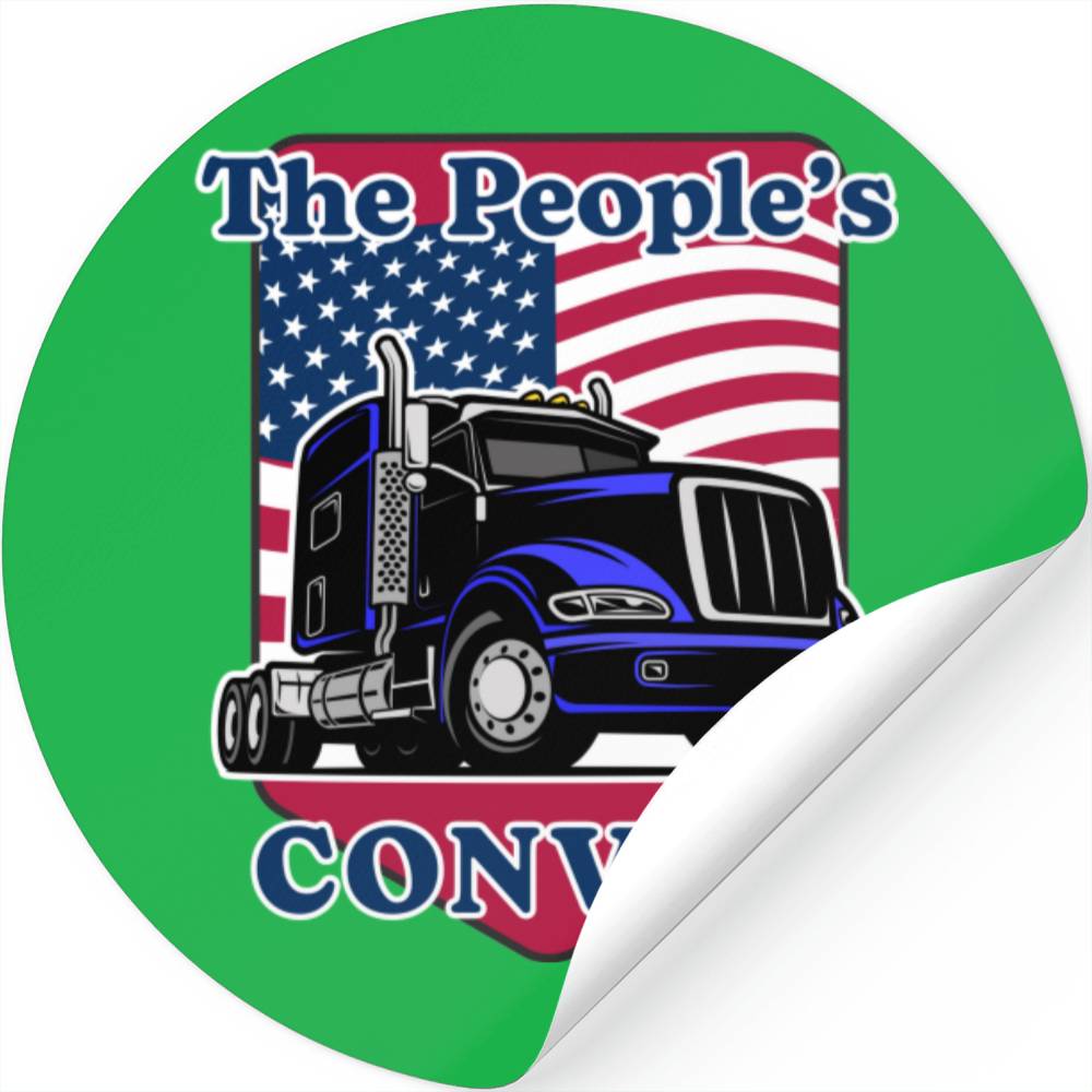The People's Convoy American Truckers Convoy 2022 Stickers