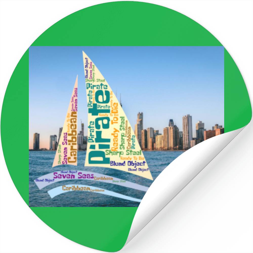 Sailing Catamaran Stickers