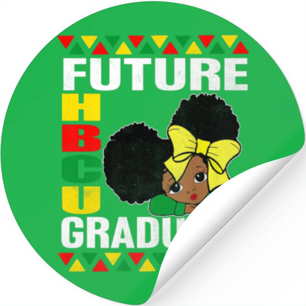 Future HBCU Grad African HBCU Black History Pride Stickers
