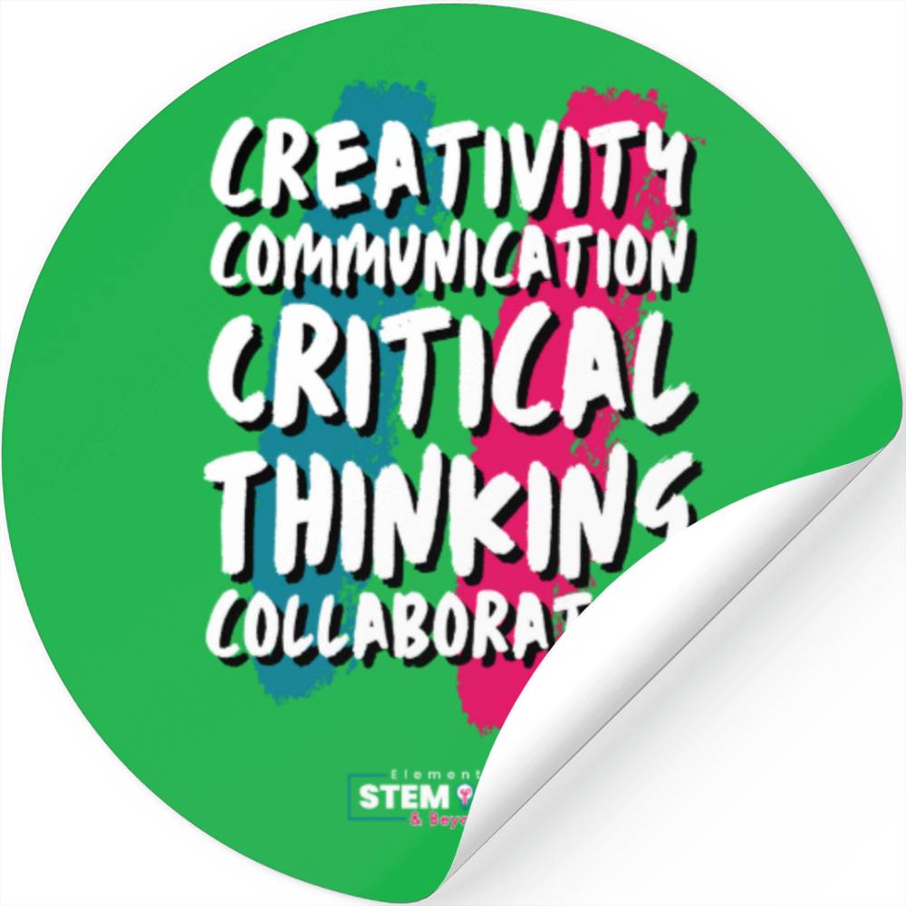 The 4 C's Of STEM Stickers