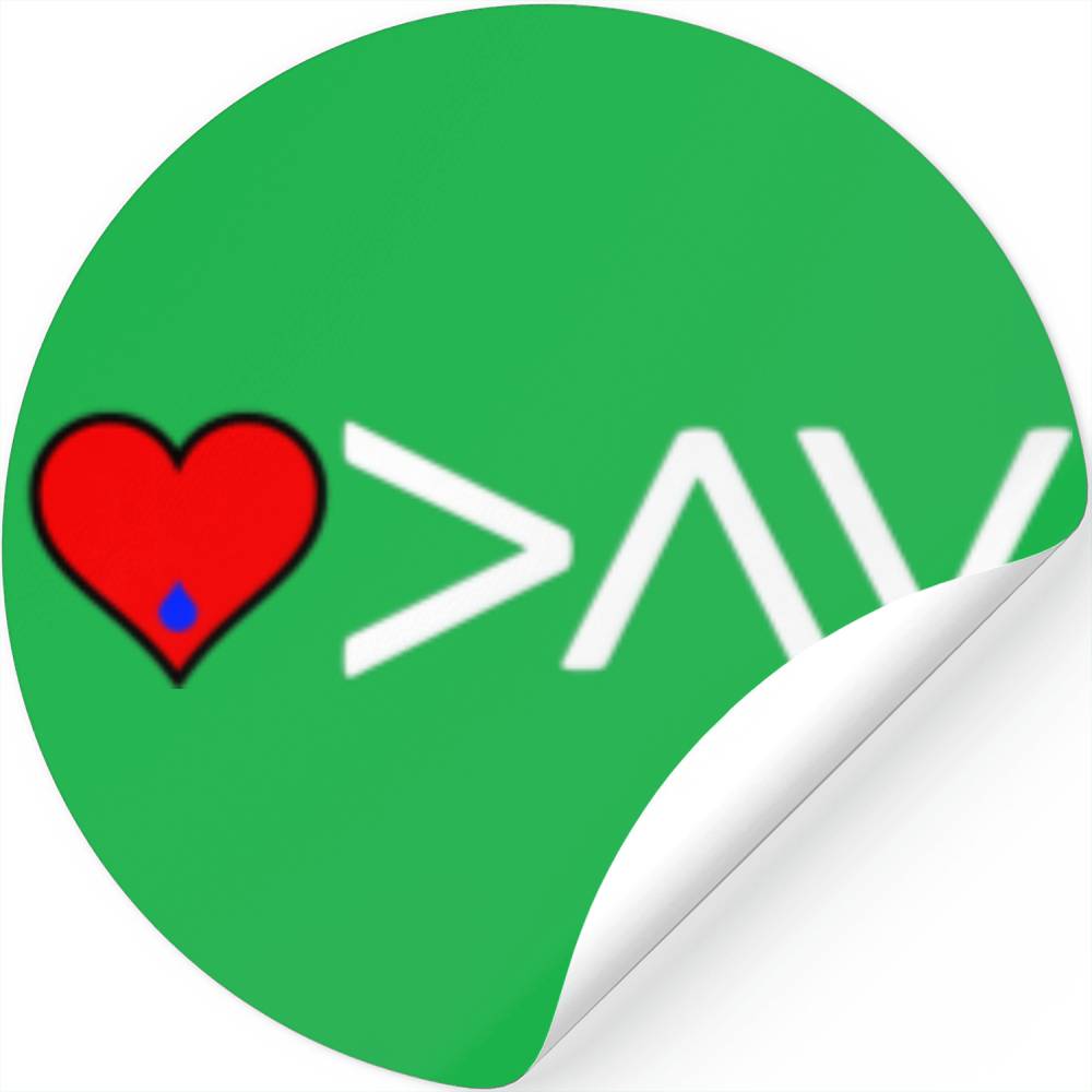 T1D Love Is Greater Than The Highs And Lows Of Dia Stickers