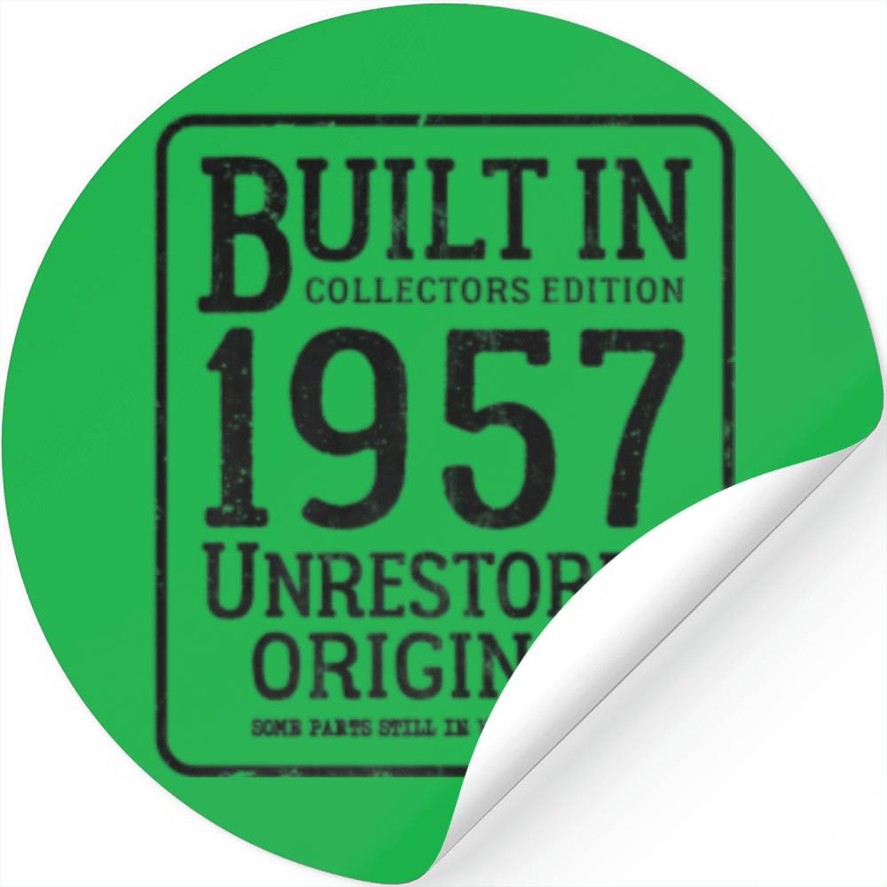 Built In 1957 Vintage Unrestored Original 65Th Bda Stickers