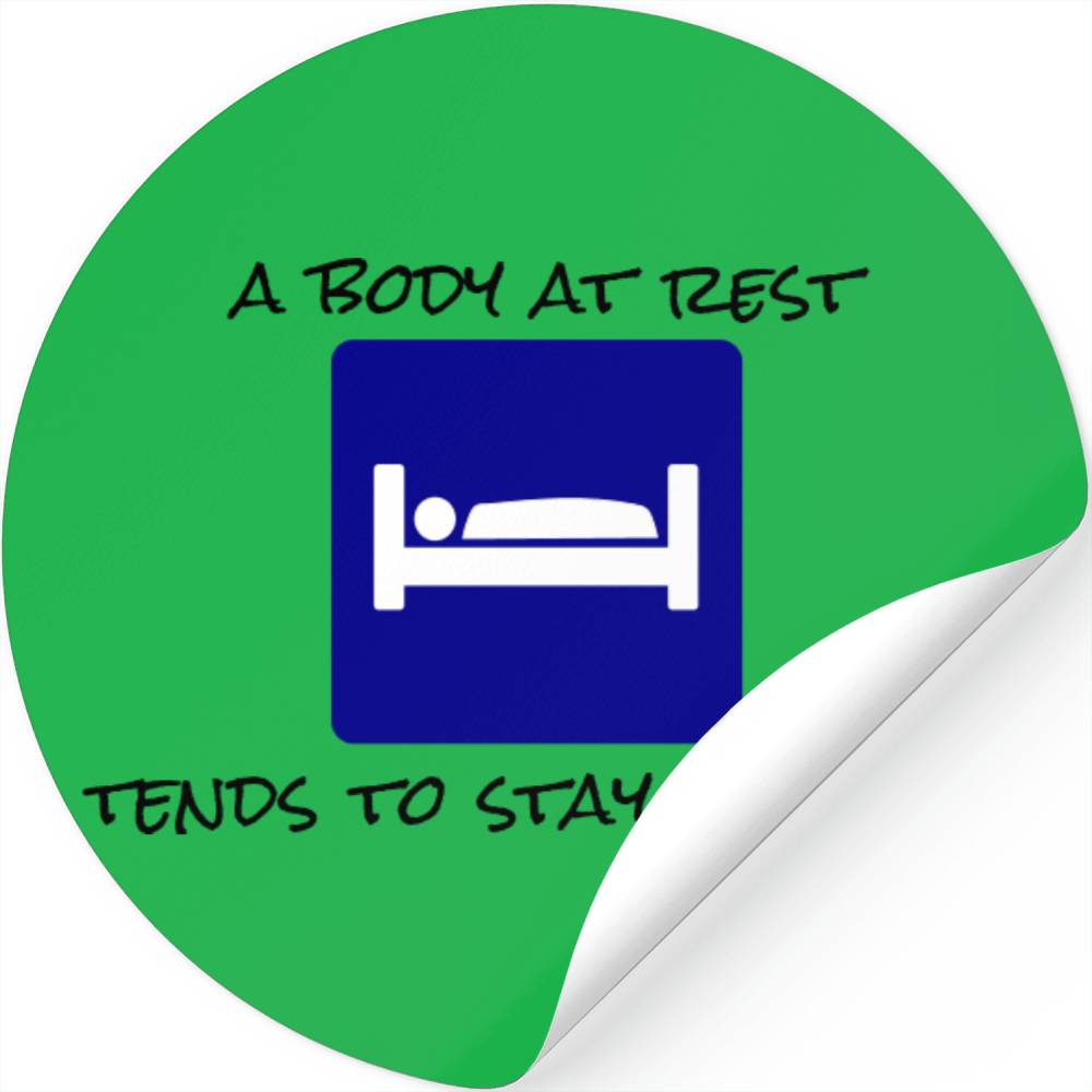 Funny Science Newton 2nd Law Stickers