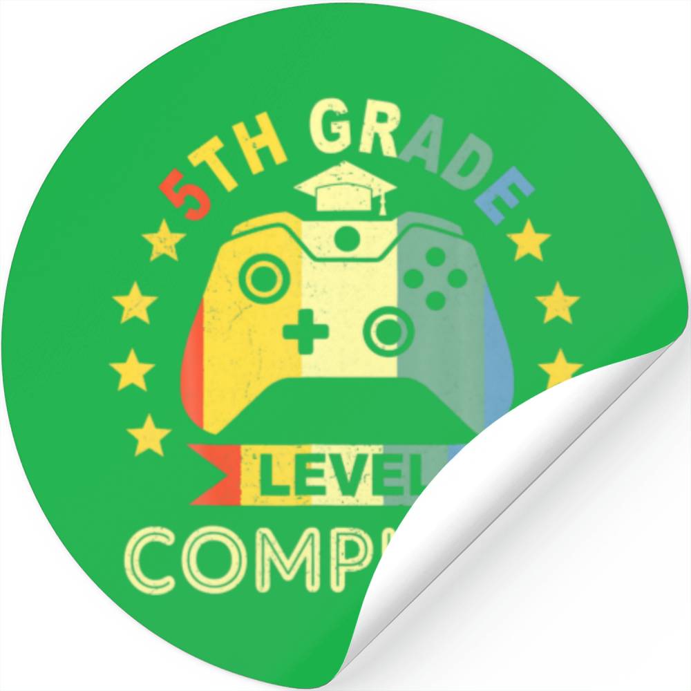 5Th Grade Level Complete Graduation Class 2022 Gam Stickers