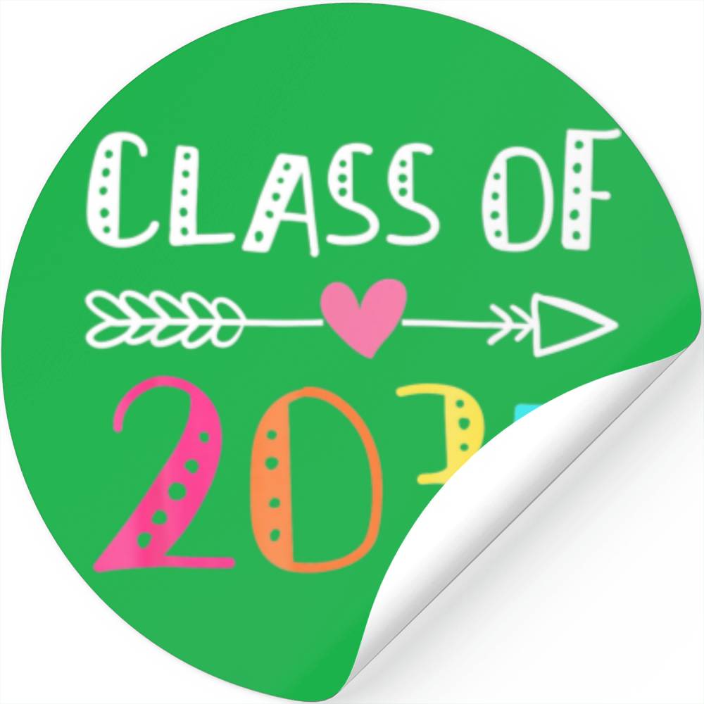 Class Of 2035 Pre-K Graduate Preschool Graduation Stickers