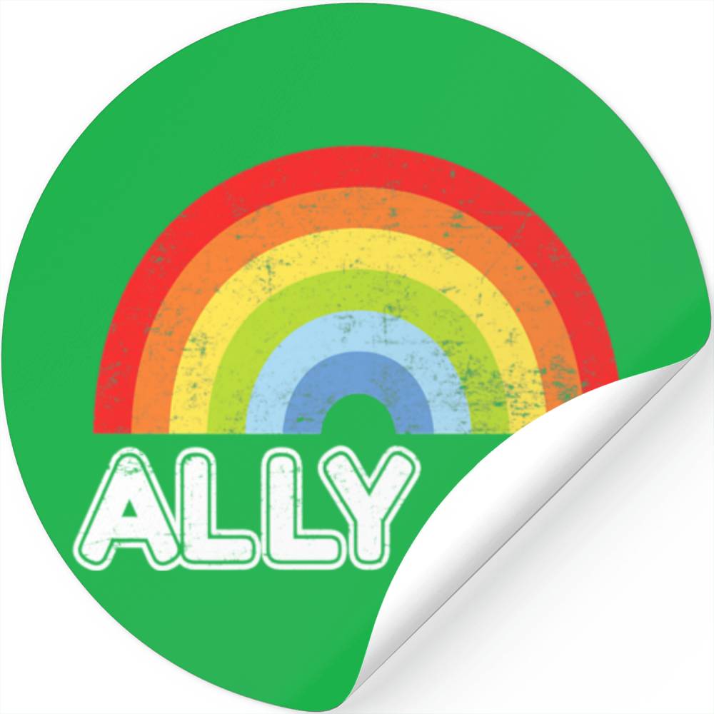 Ally Af Straight Ally Gender Equality Lgbt Stickers
