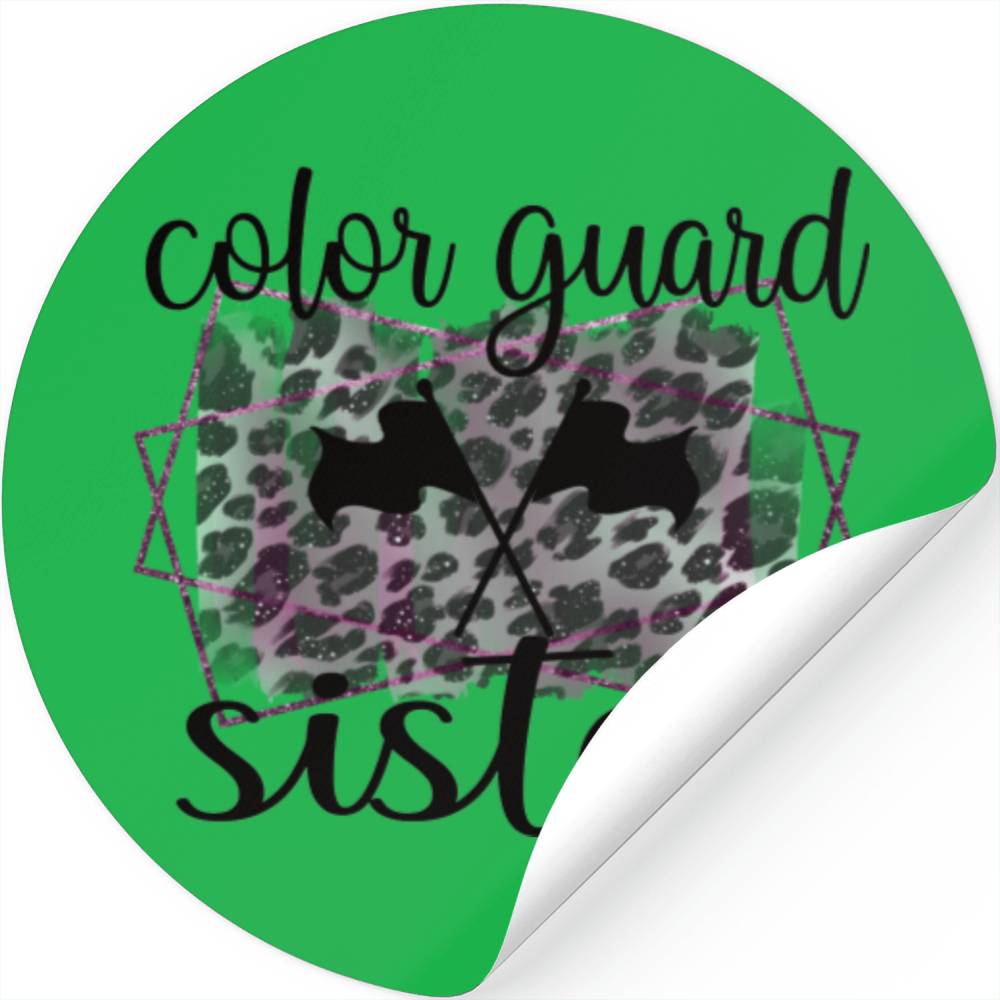 Color Guard Sister Color Guard Member Sister Gifts Stickers