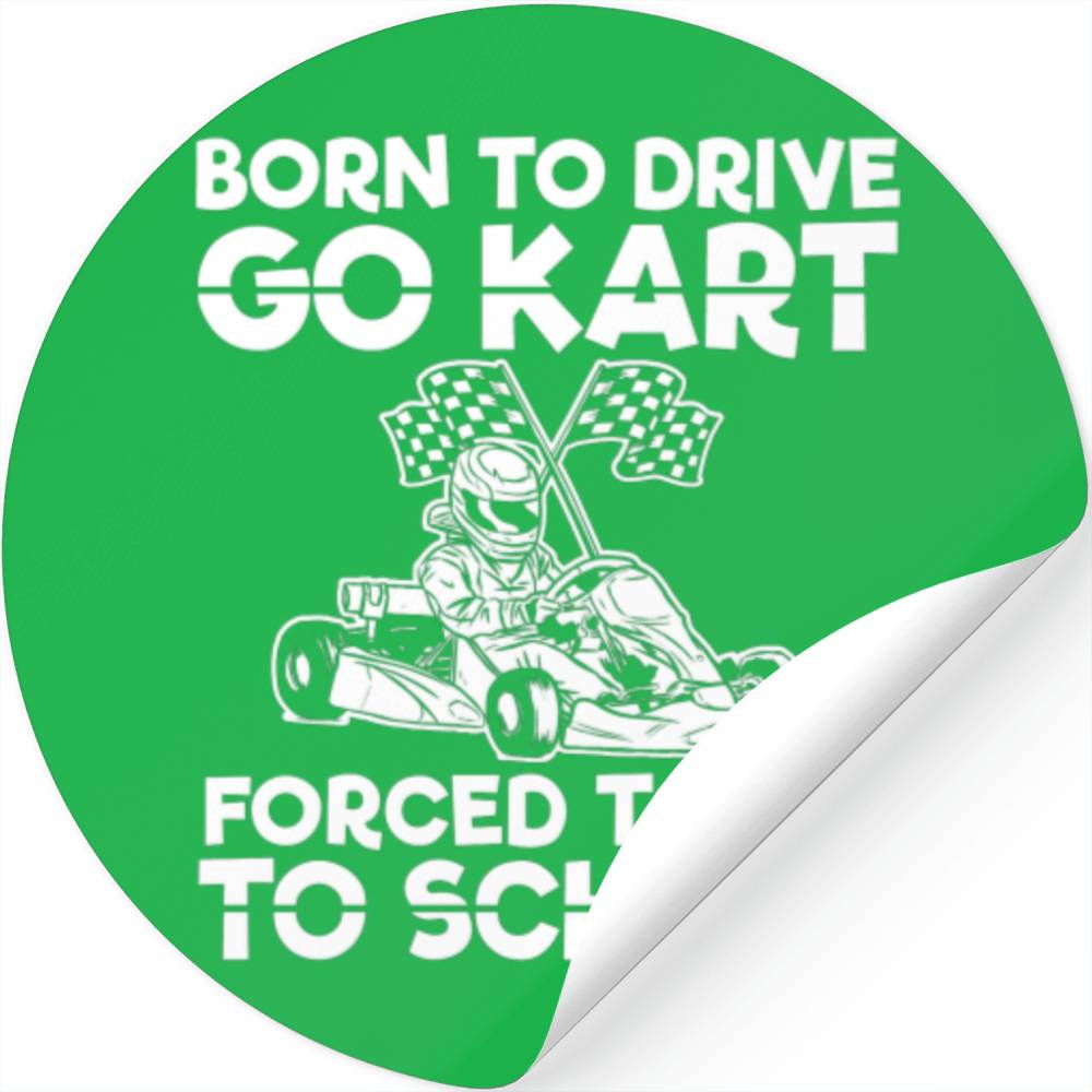 Go Kart Gift Idea | Racing Karting Track Hobby Stickers
