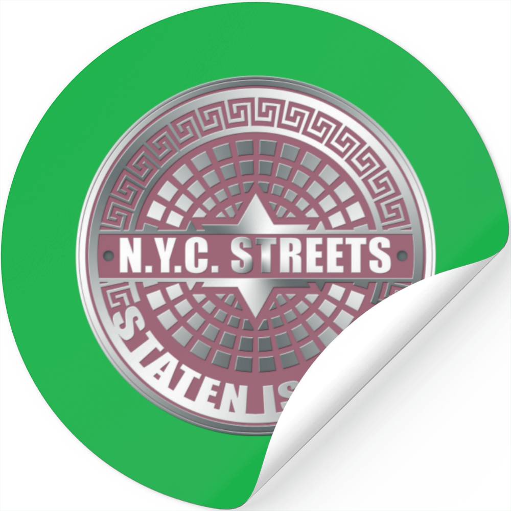 Manhole Covers Staten Island Stickers
