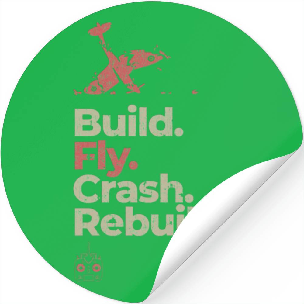 Vintage RC Plane Model Aircraft Build Fly Crash Re Stickers